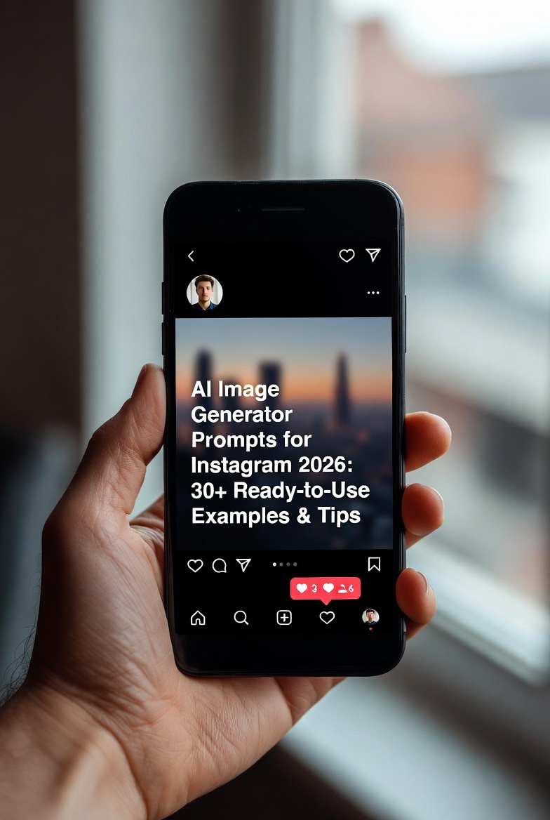 AI Image Generator Prompts for Instagram 2026: 30+ Ready-to-Use ...